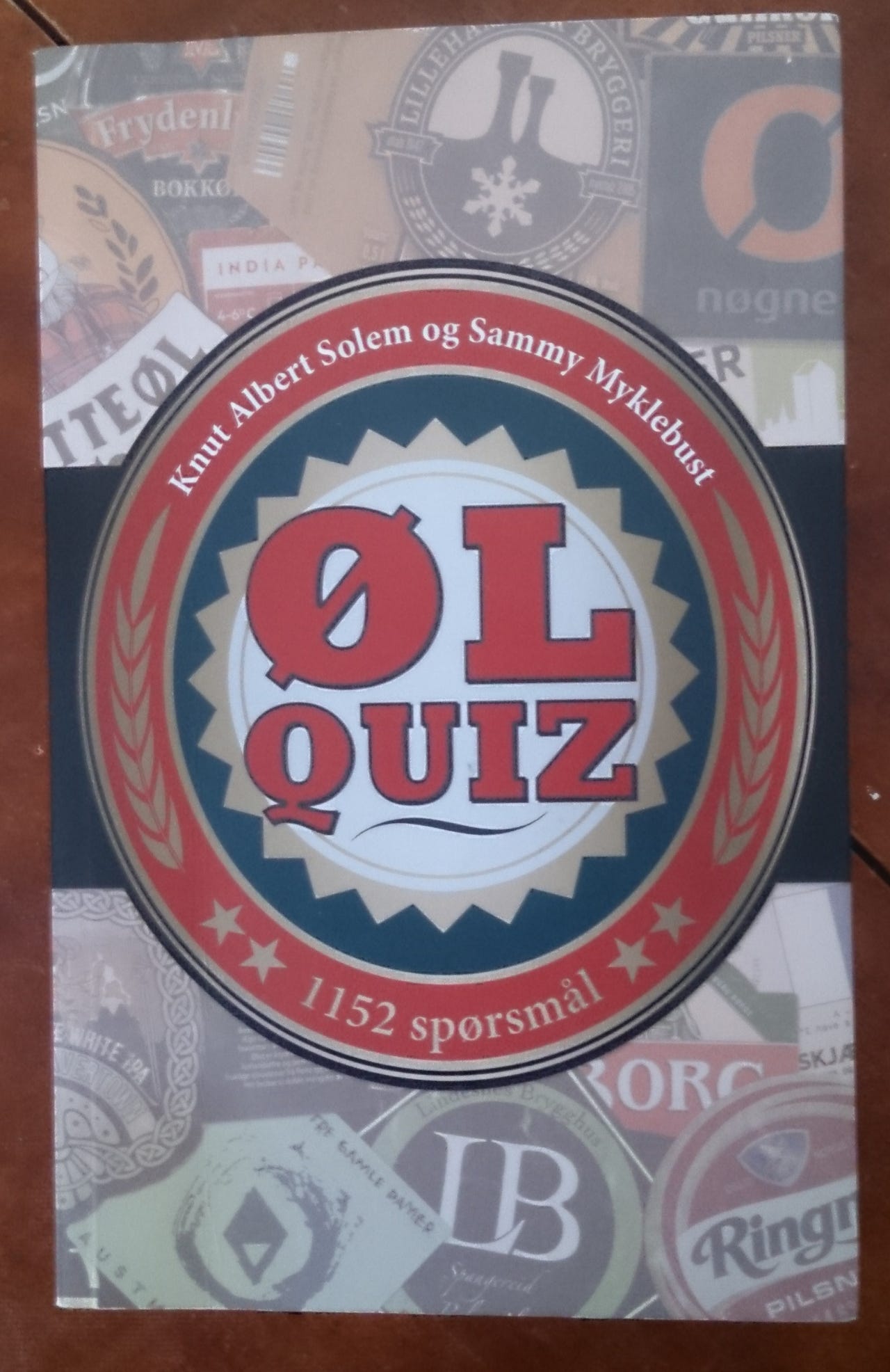 Knut Albert Solem og Sammy Myklebust. Ølquiz. Signert. | FINN-torget