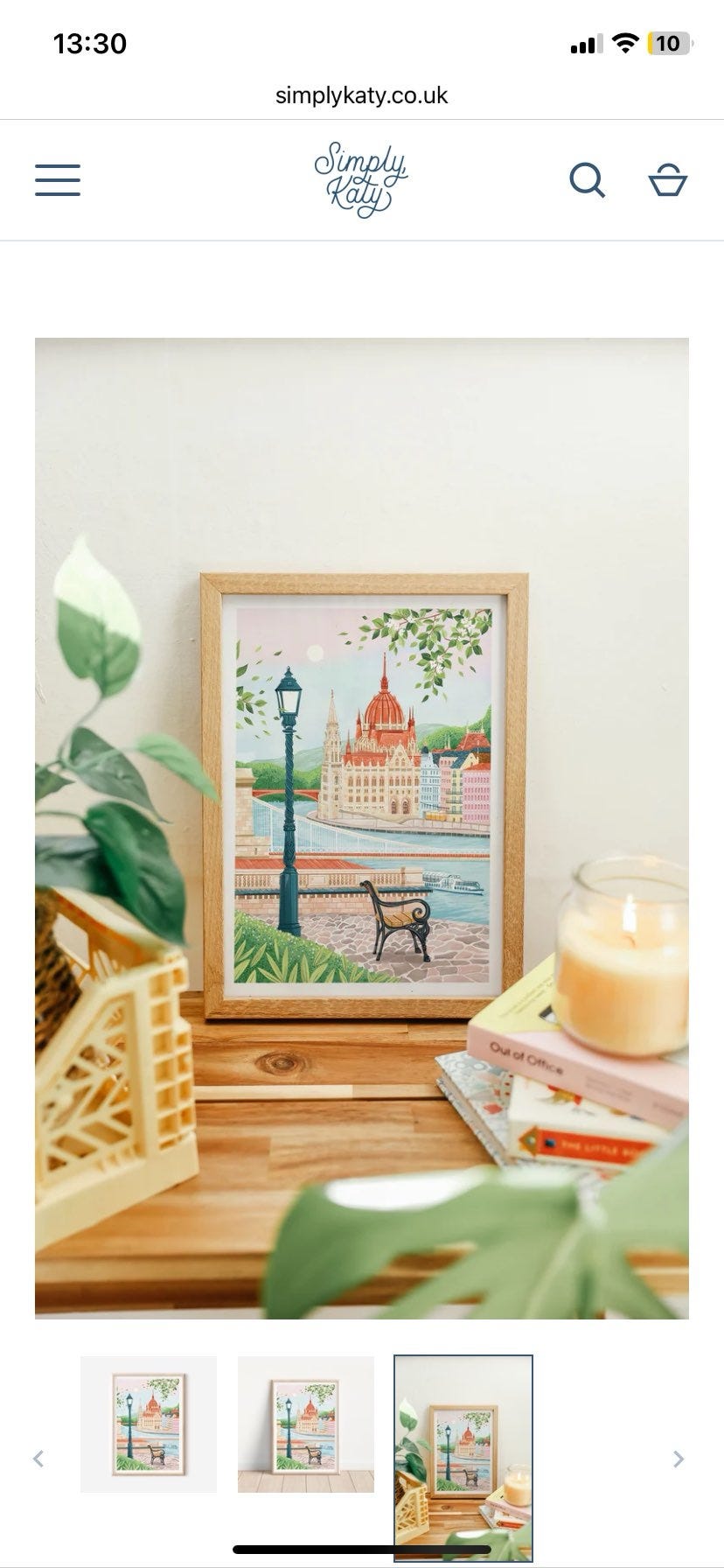 Budapest illustrasjon plakat A4 | FINN-torget