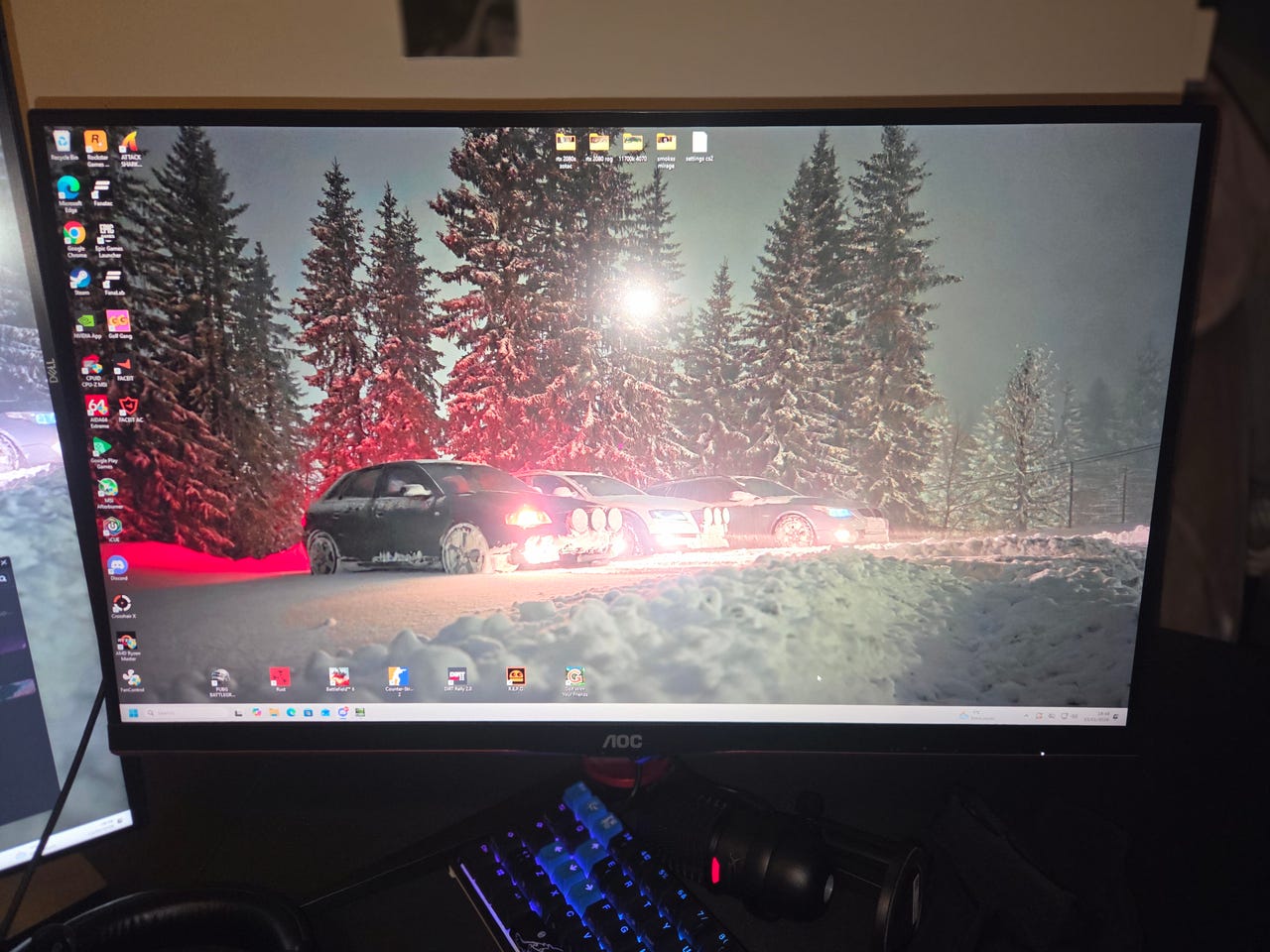 !AOC Q27G2E/BK 1440p 155hz selges billig! | FINN-torget