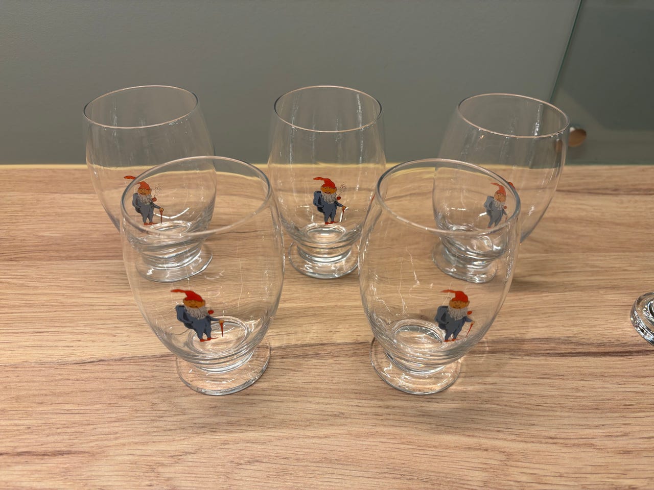 Hadeland Glassverk glass med nissemotiv (Porsgrunn) | FINN-torget