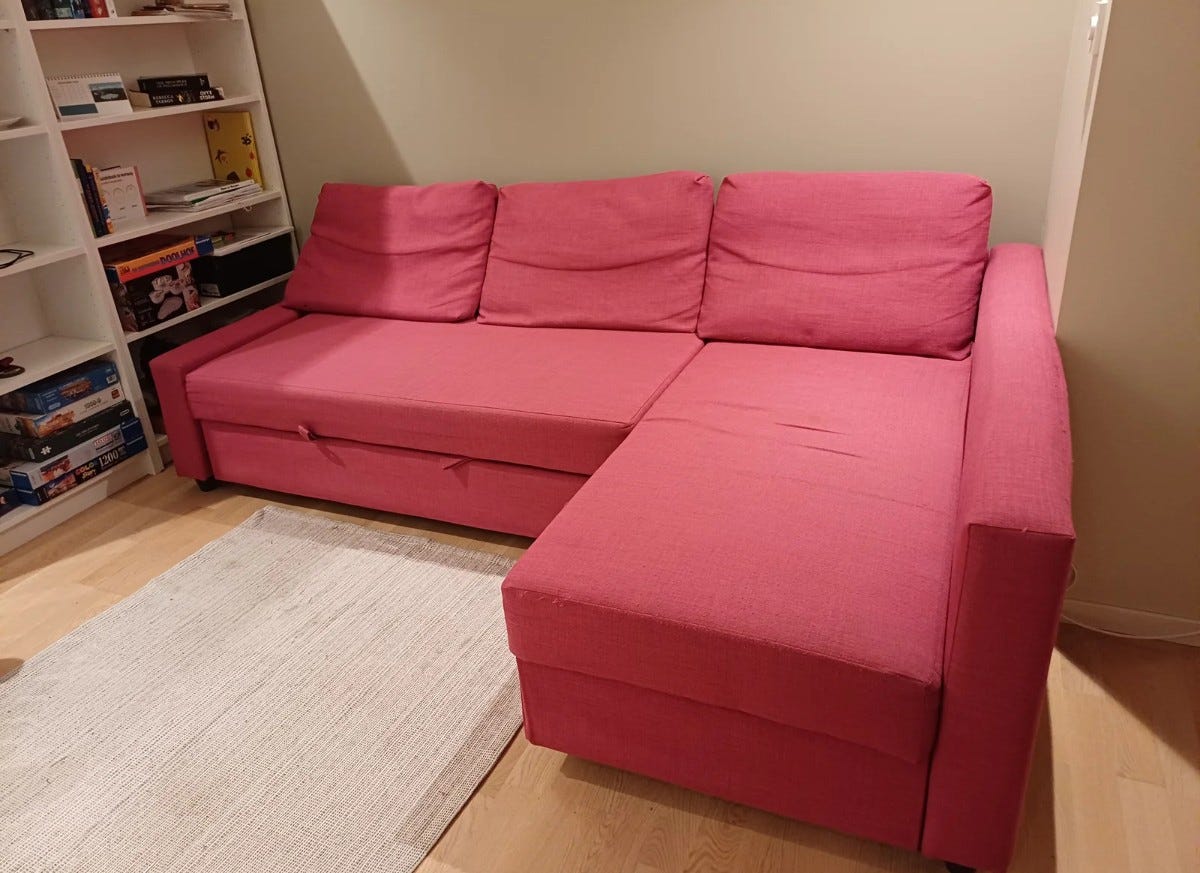 Sovesofa gis bort/free sleeper sofa | FINN-torget