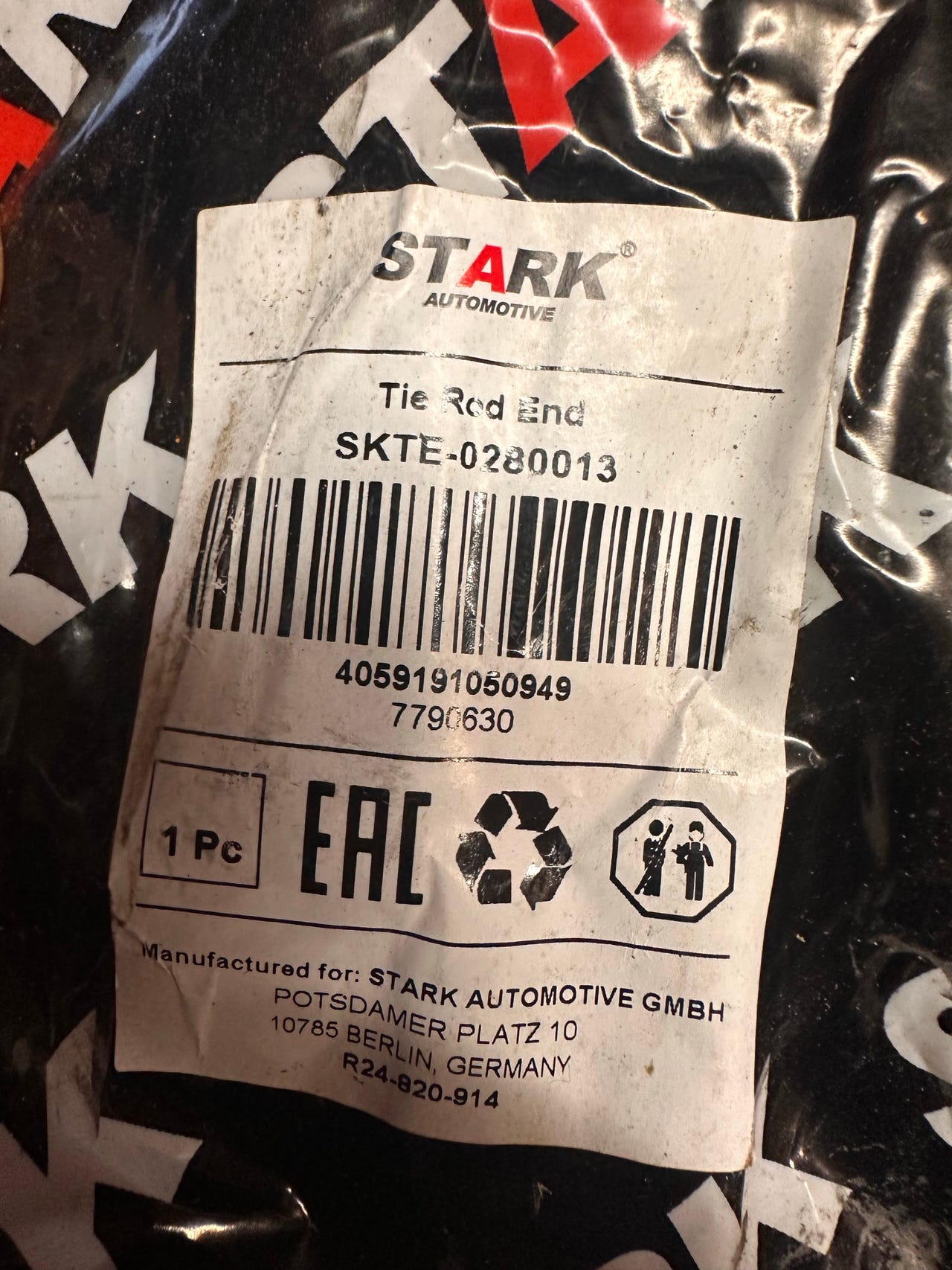 STARK endeledd / styrestagende HØYRE foran – SKTE-0280013 (EAN ...