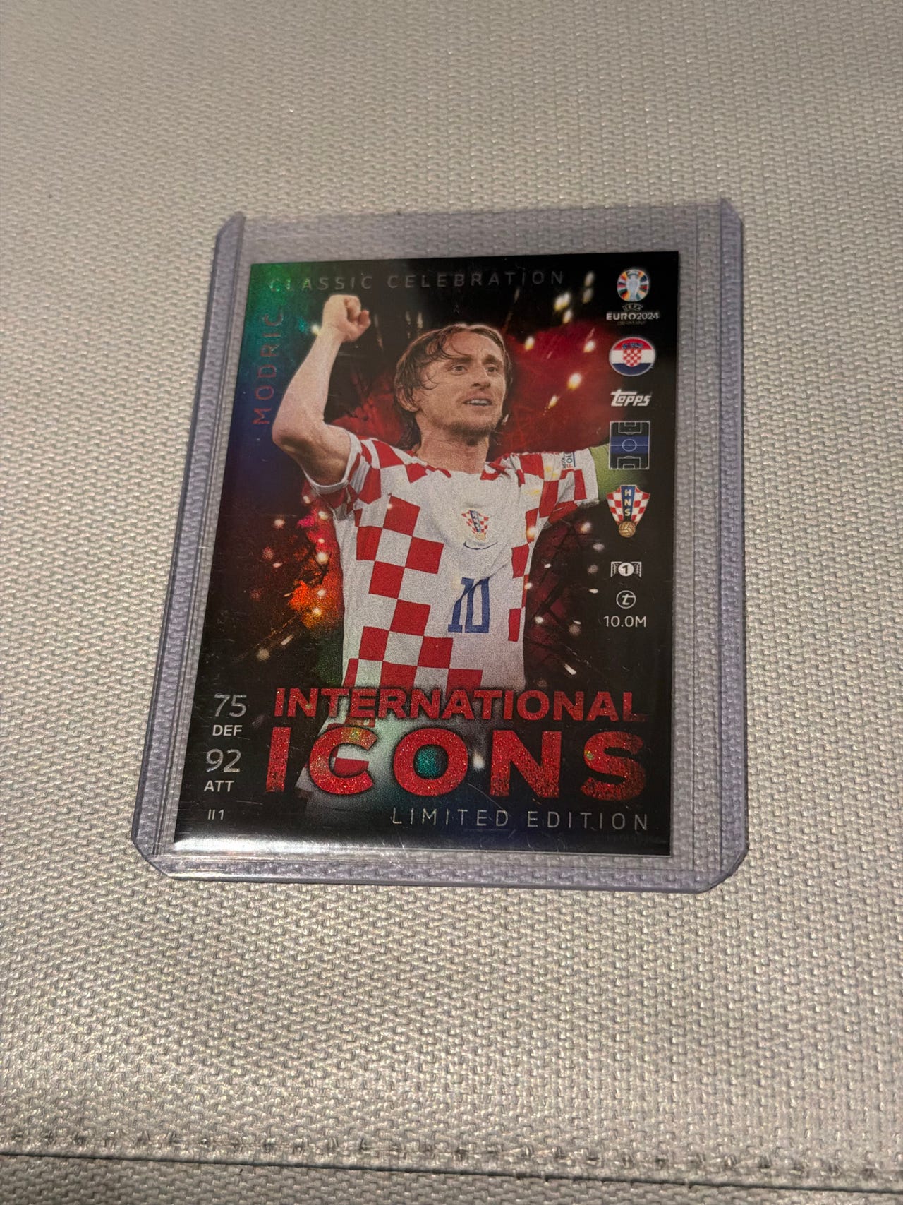 Luka Modrić “International Icons” LIMITED EDITION – EURO 2024 Topps ...
