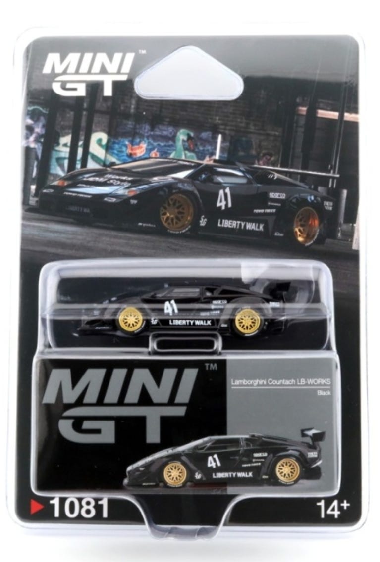 Mini GT Lamborghini Countach LB-WORKS | FINN-torget