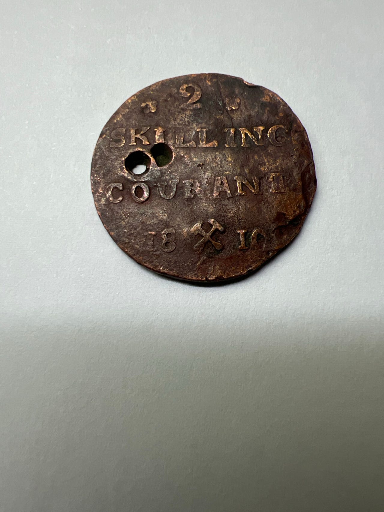 Norsk 2 Skilling Courant Mynt 1810 | FINN-torget