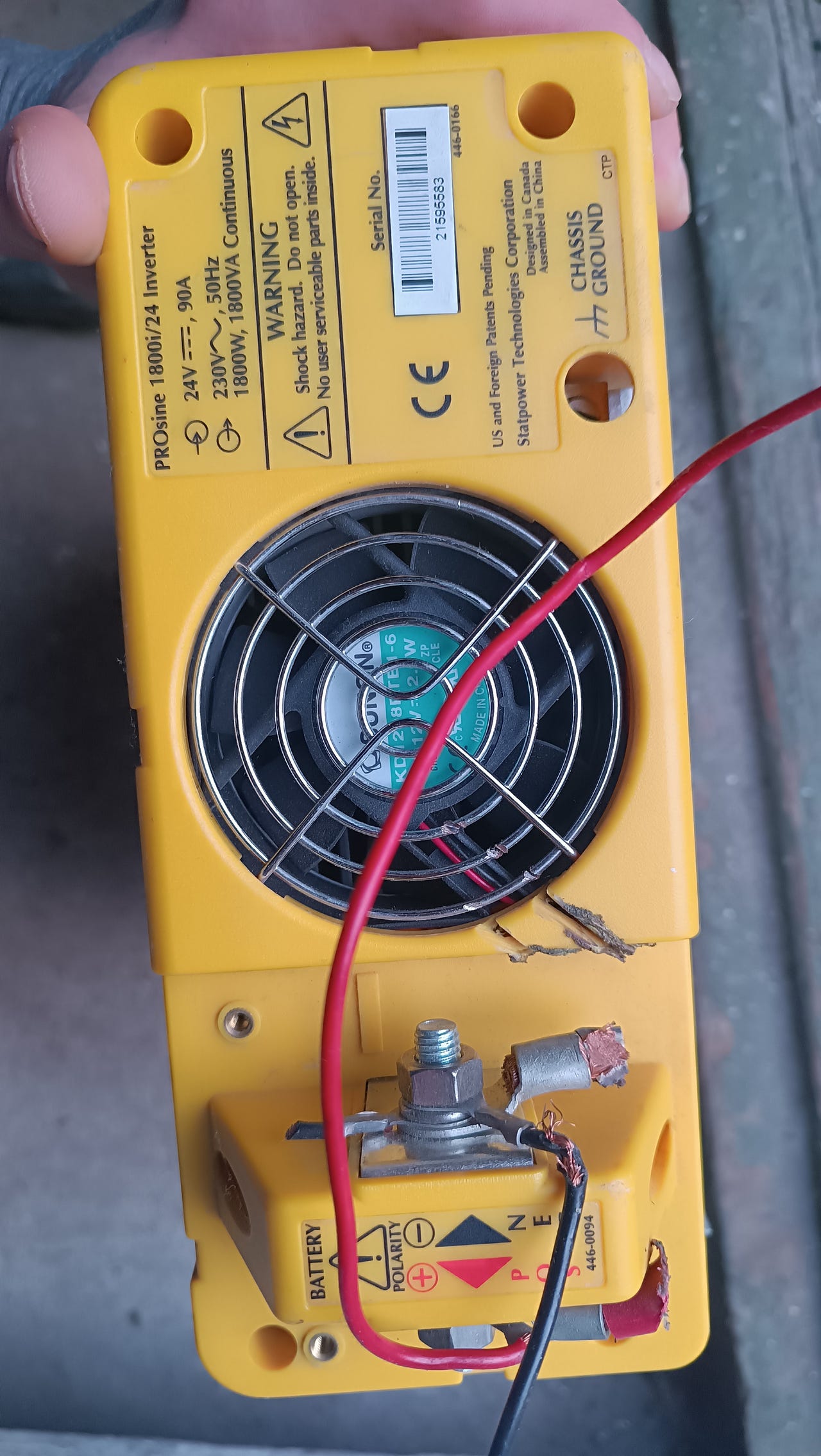 Profesjonell PROSINE 1800W/2900W sinusbølgeinverter, avtakbart panel ...