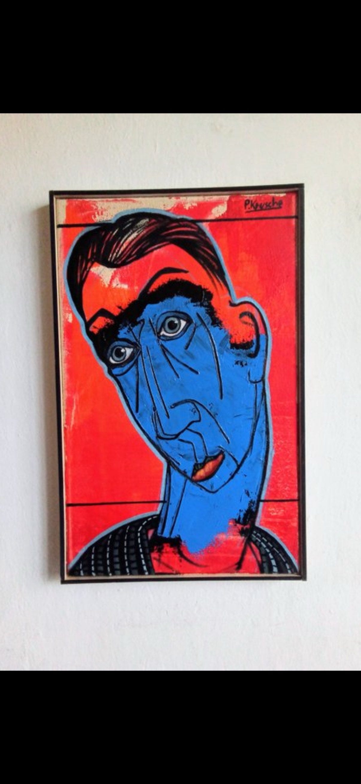 Peter Krusche originalt -Blau ( Håndmalt olje på lerret) | FINN-torget