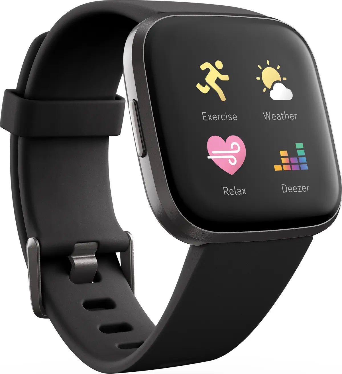 Fitbit Versa 2 smartklokke svart | FINN-torget