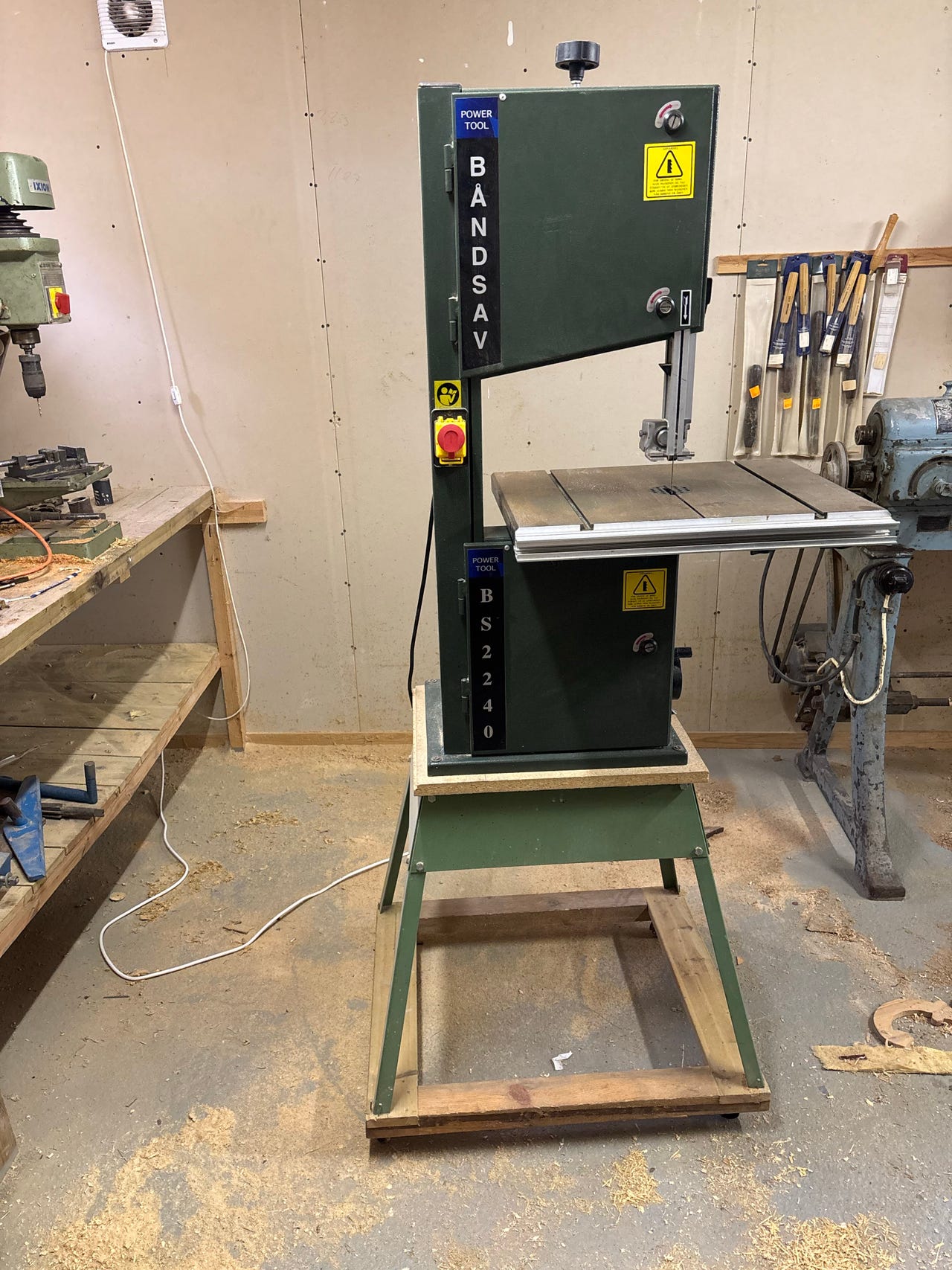 Power Tool BS 2240 Båndsag 305 mm kuttebredde 2240 mm klingeengde ...