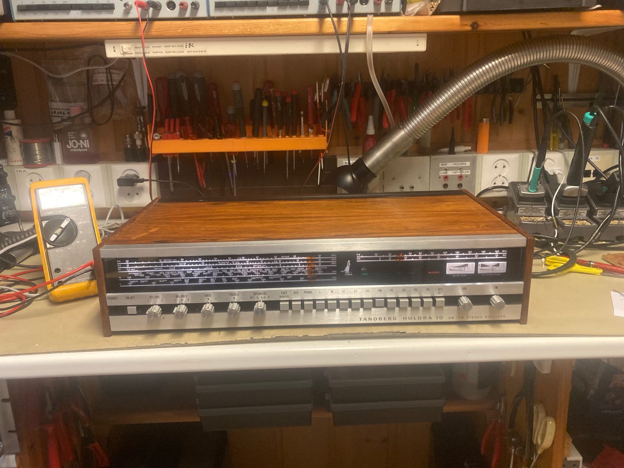 Tandberg Huldra 10 palisander med blåtann | FINN-torget