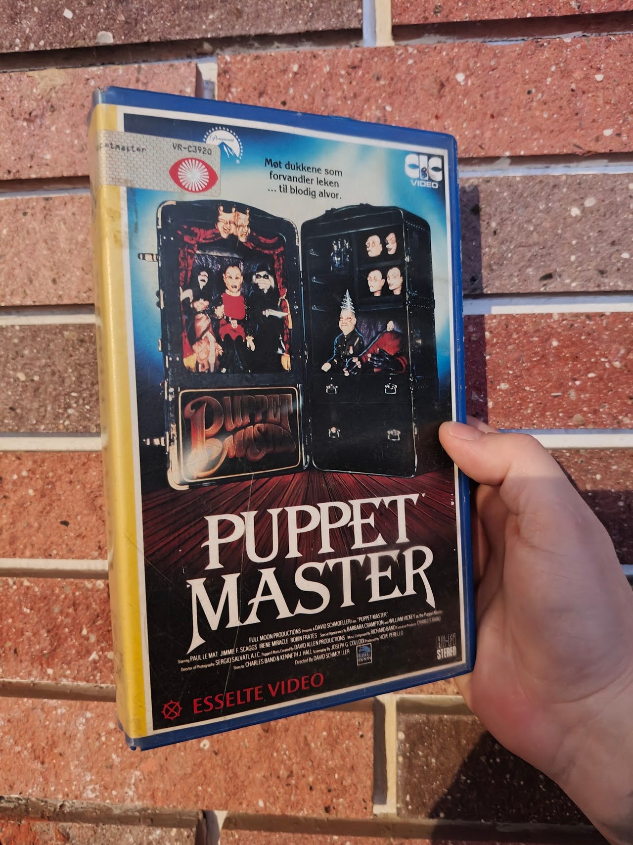 Puppet Master 1989 Grøsser VHS Big Box Leiefilm med norsk tekst | FINN ...