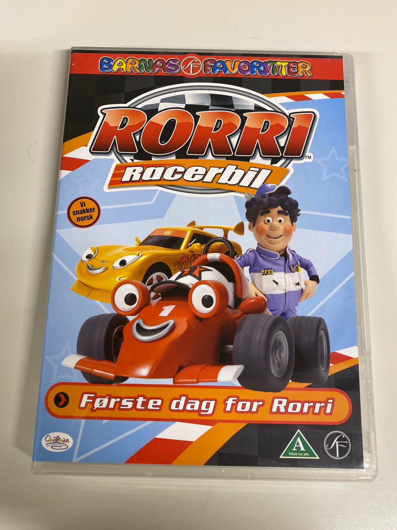 Rorri Racerbil DVD Første dag for Rorri | FINN-torget