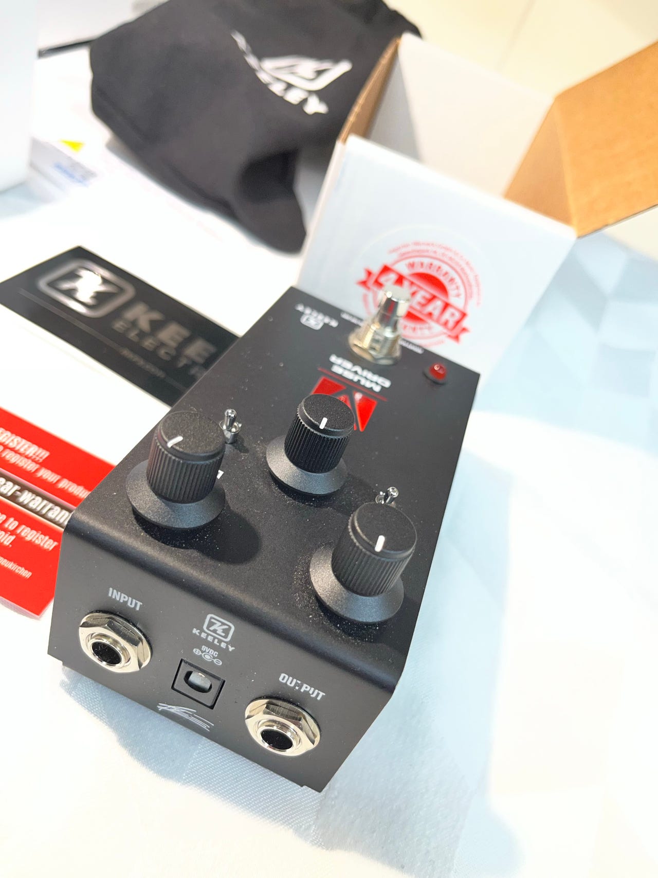 Keeley Muse Driver Andy Timmons Full Range Overdrive Pedal | FINN-torget