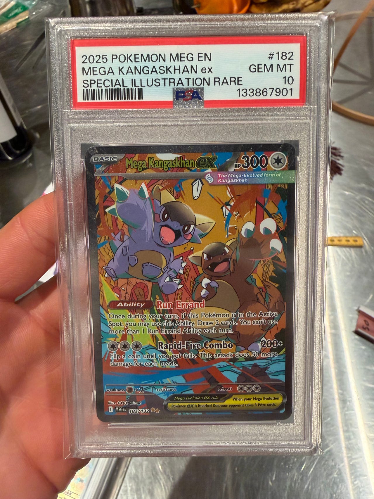 Mega Kangaskhan #182 PSA 10! | FINN-torget