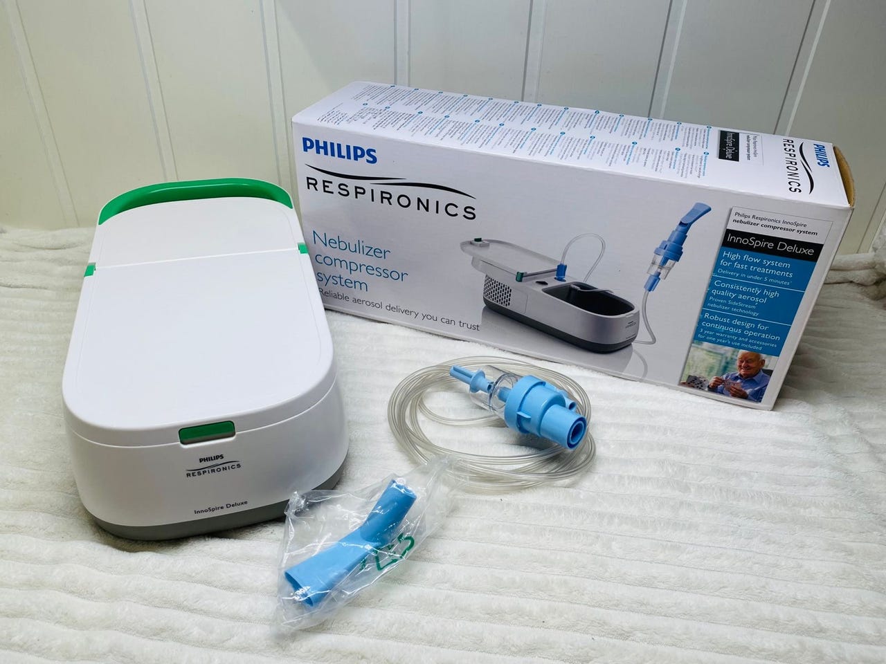Nebulisator Philips Respironics Innospire Deluxe- svært pent brukt ...