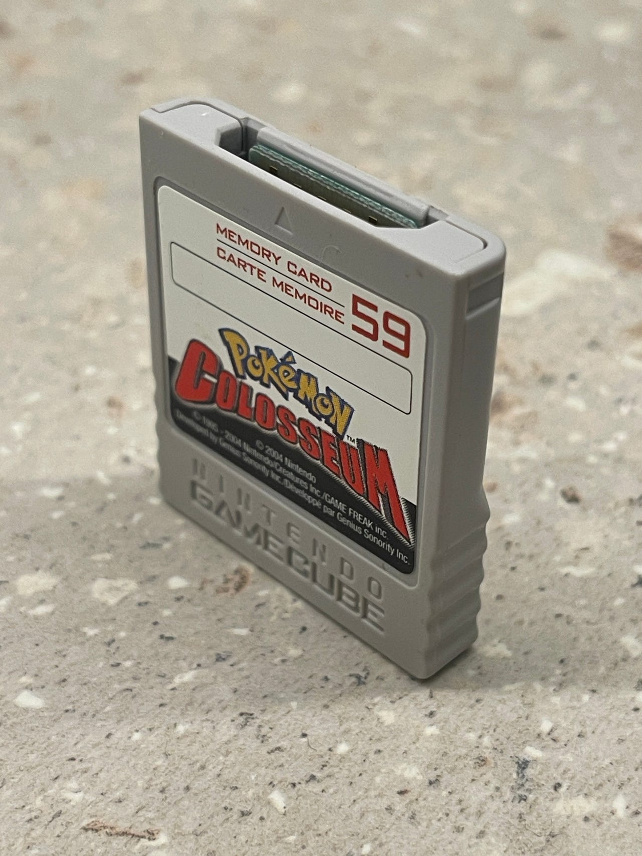 Nintendo GameCube Memory Card 59 – Pokémon Colosseum (original) | FINN ...