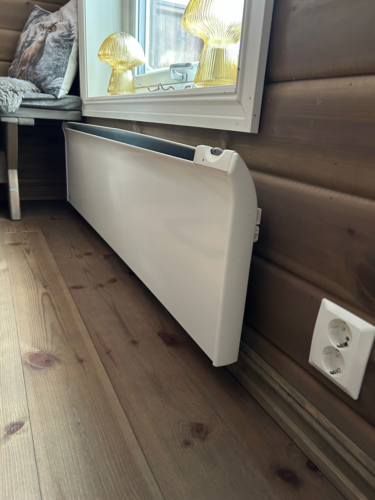 GLAMOX P.28.108 Veggmontert panelovn 1500 watt | FINN-torget