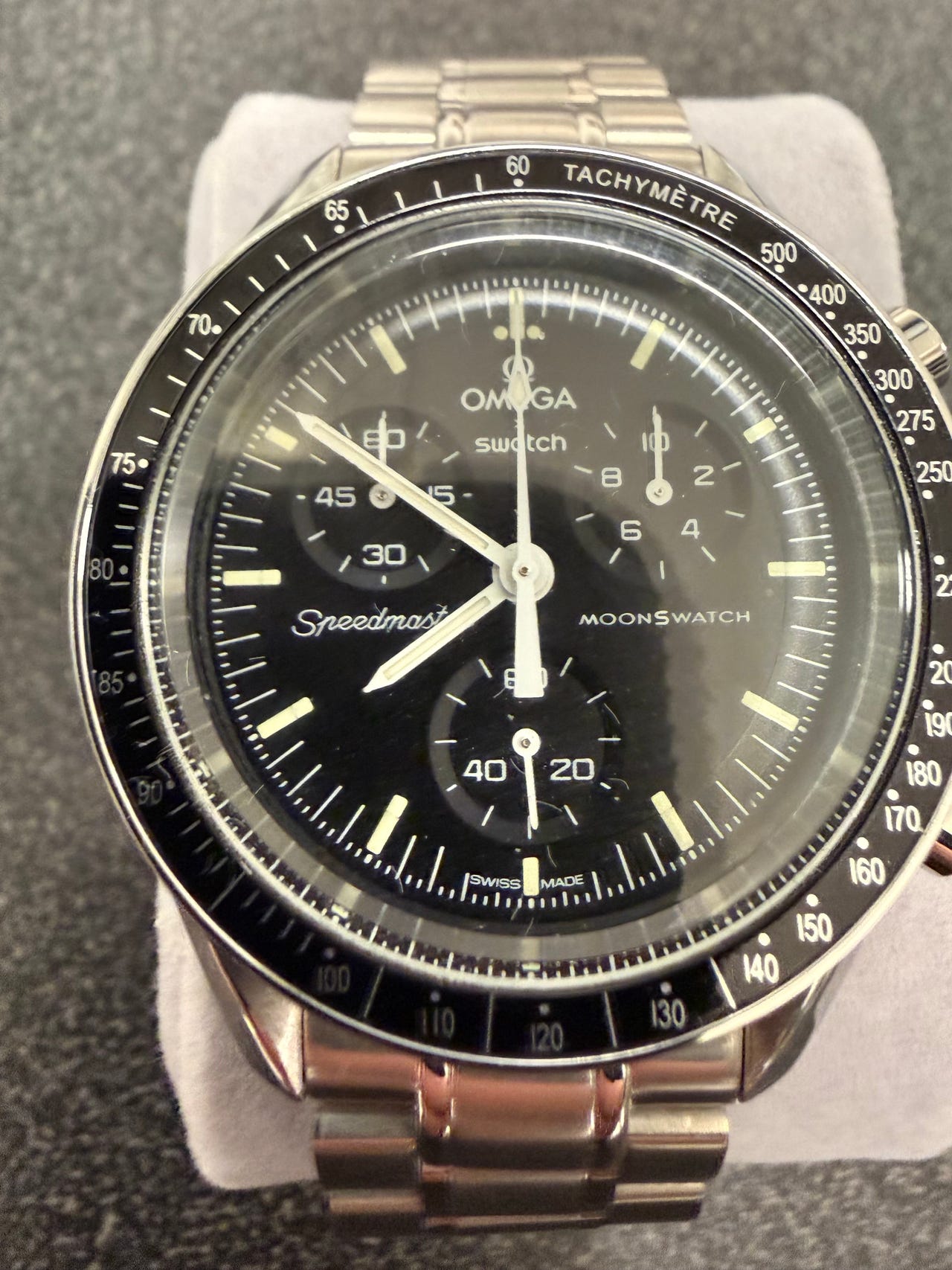 SWATCH x Omega Moonswatch – Original deler Mod i stålkasse Speedmaster ...