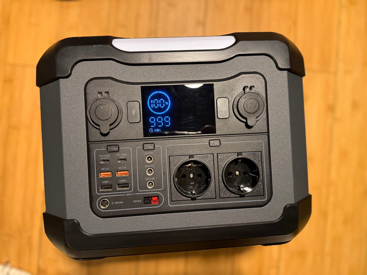 Kraftig Powerstation 1080Wh / 1200W - Perfekt for hytte, camping og ...