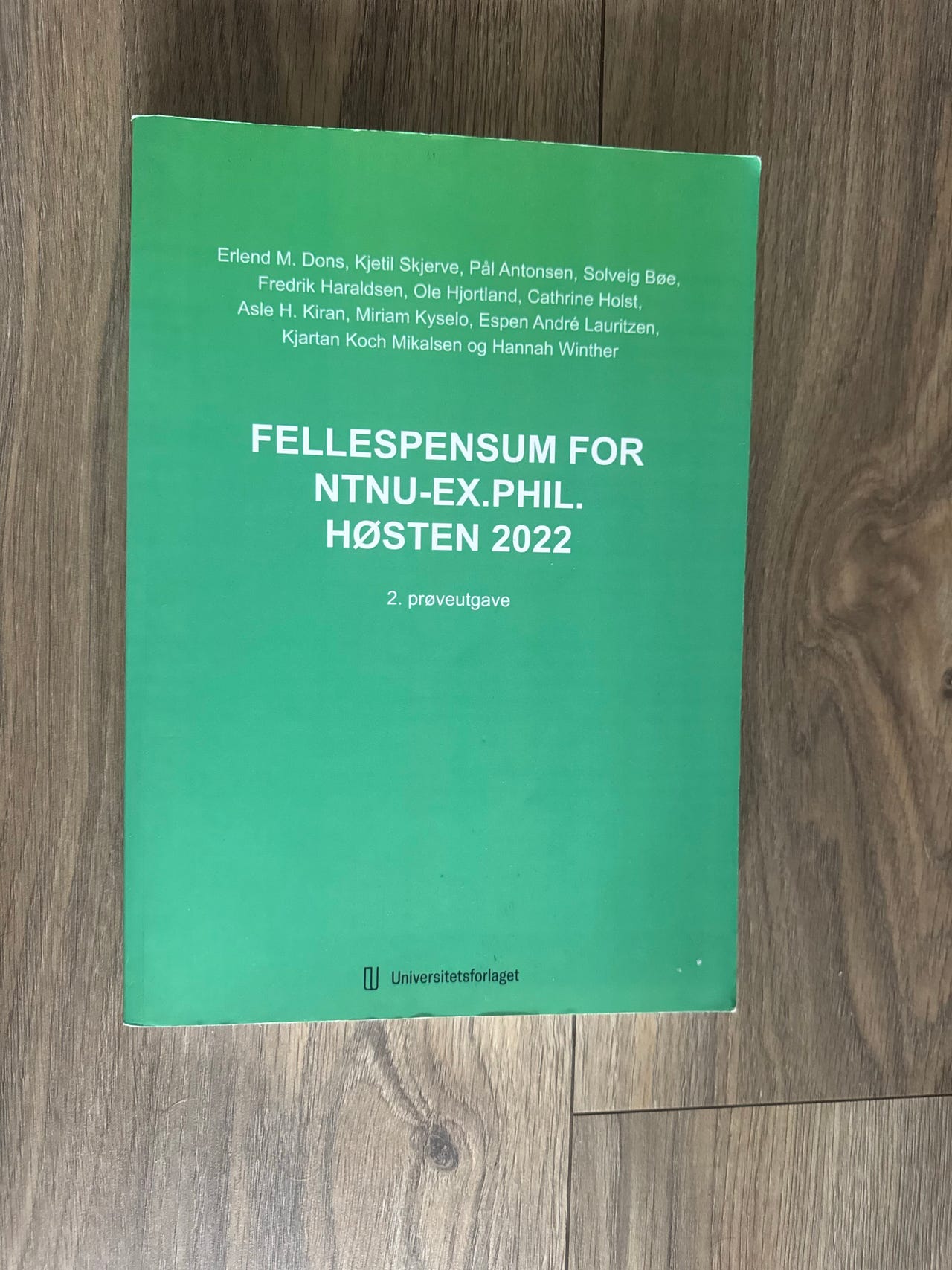 Fellespensum for NTNU-ex.phil. Høsten 2022 litteraturbok | FINN-torget
