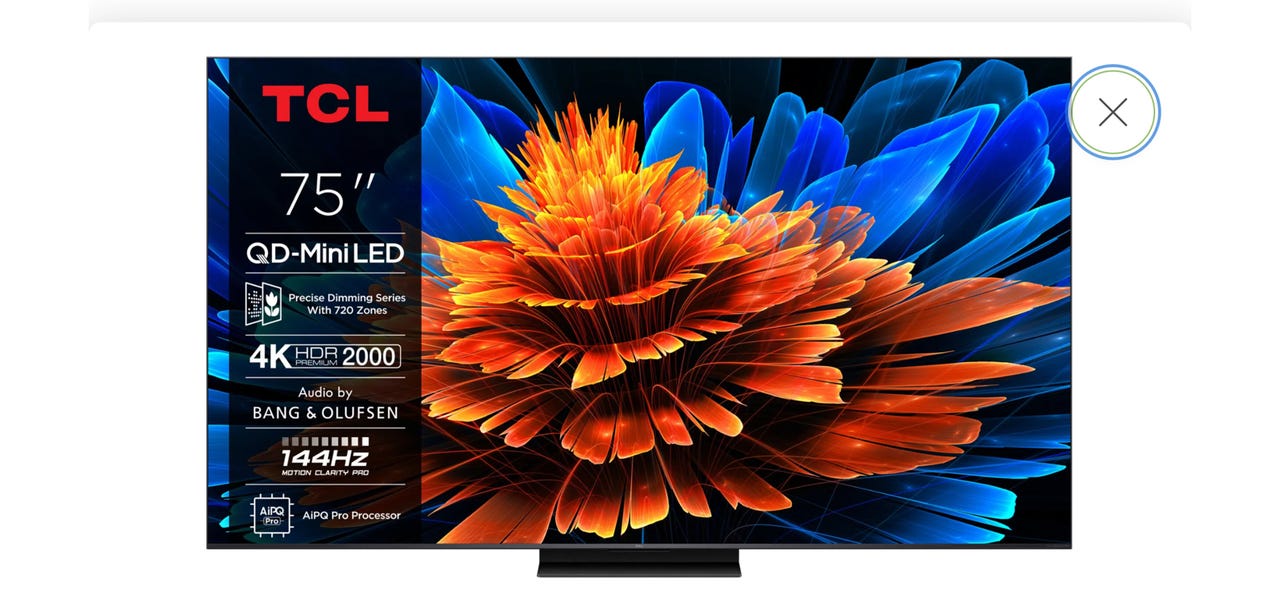 TCL 75" MQLED80K 4K MINI-LED TV (2025), NYPRIS 35.000,- | FINN-torget