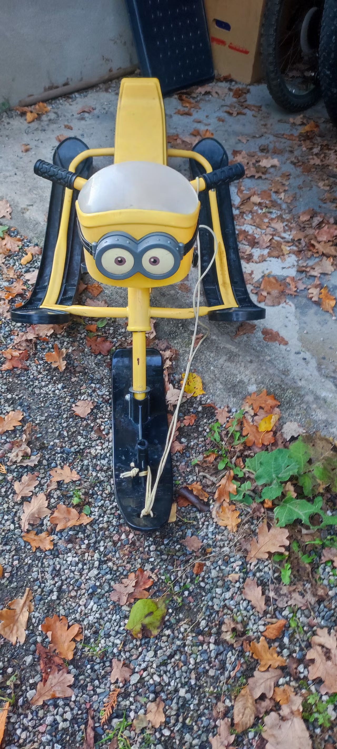 Minions snøscooter, kjelke - vinterens favoritt for barn! 💛 ⛄️ | FINN ...