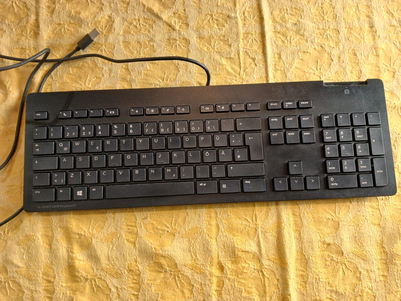 HP Business Slim Smartcard Keyboard TPC-C001K – Tastatur med ...
