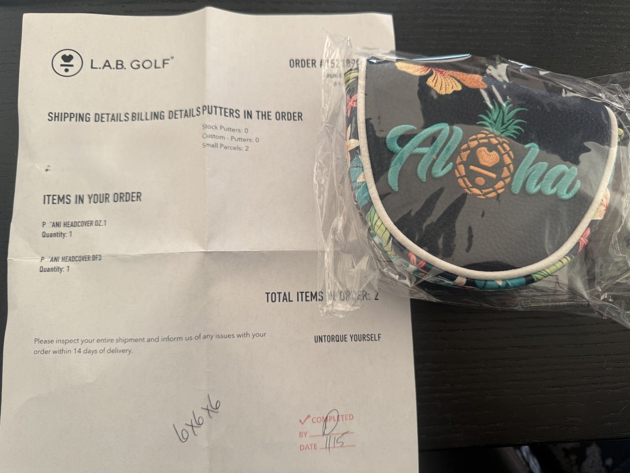 Selger uåpnet Oz1.i Headcover fra LAB, limited edition. Utsolgt fra LAB ...