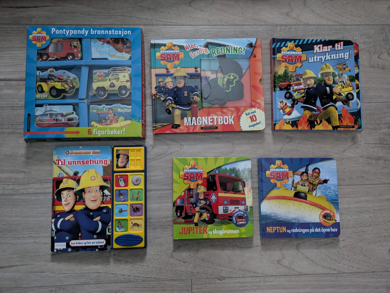 Brannmann Sam bokpakke | FINN-torget