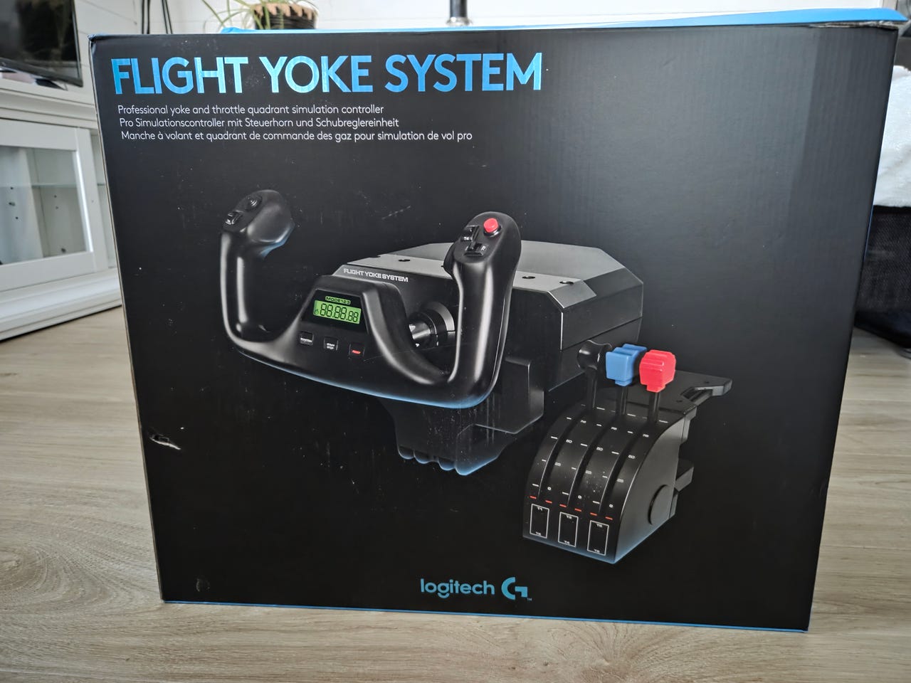 Logitech Flight Yoke System for fly sim | FINN-torget
