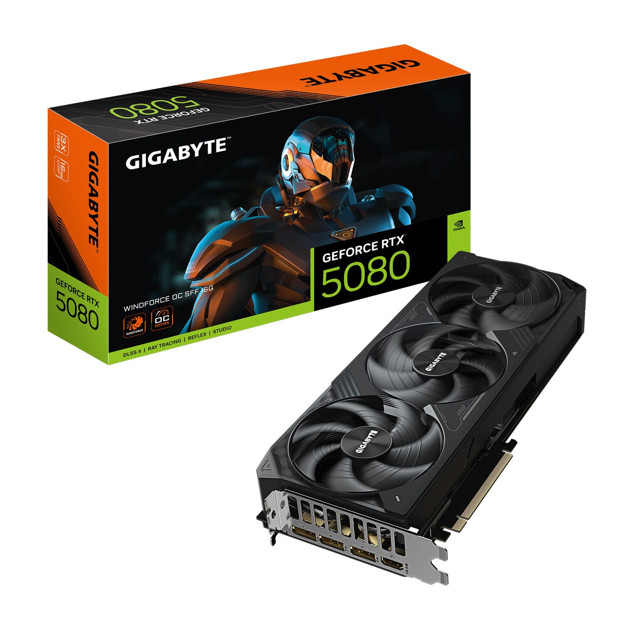 NY Gigabyte RTX 5080 Windforce OC SFF 16GB | FINN-torget