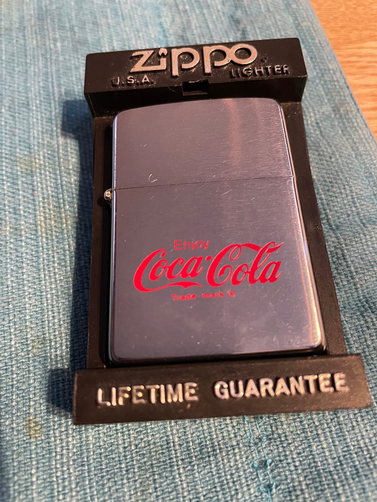Zippo Coca-Cola Lighter i metall | FINN-torget