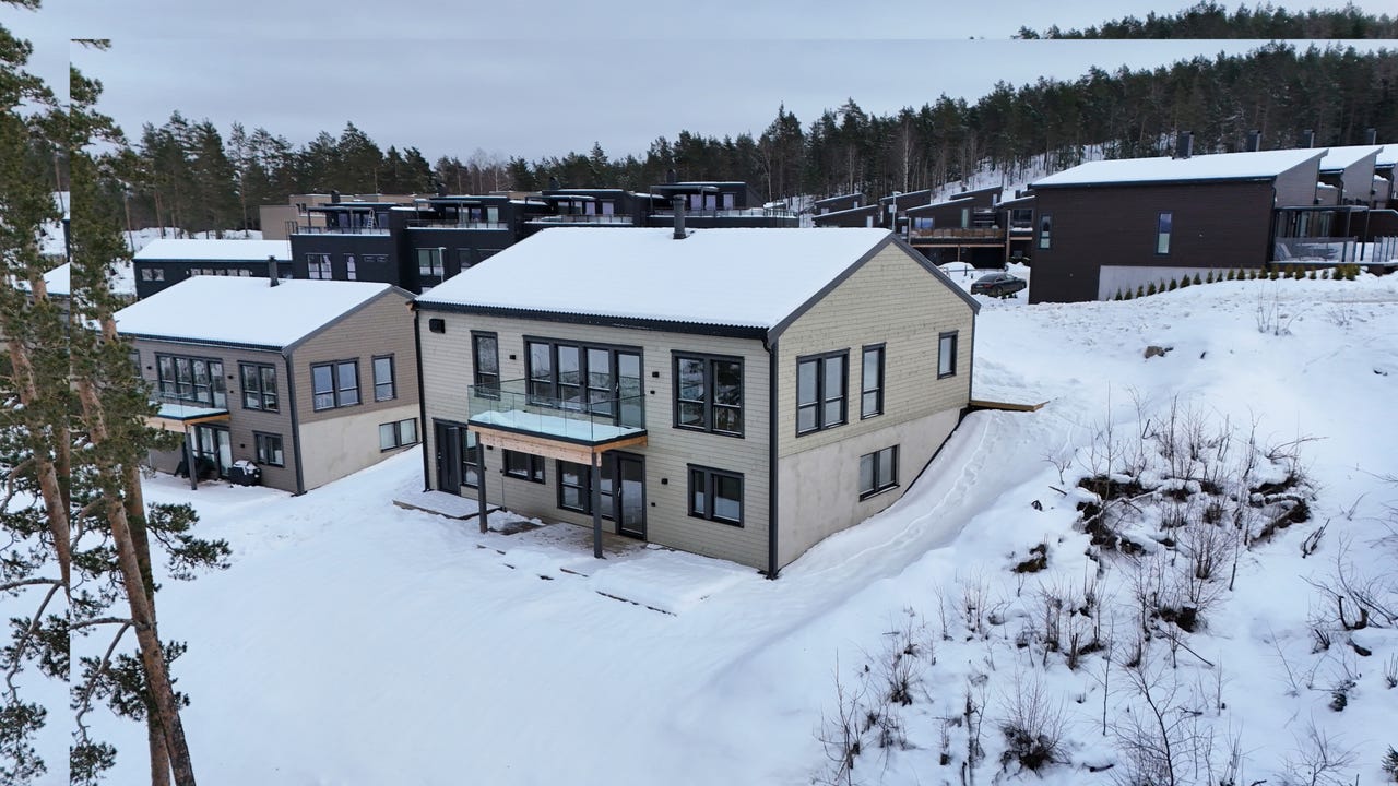 Fetsund - Ny enebolig med mulighet for utleie - God standard - Utsikt ...