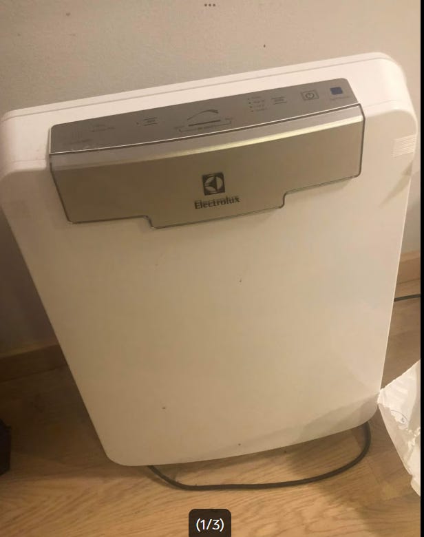 Electrolux Oxygen luftrenser EAP300 | FINN-torget