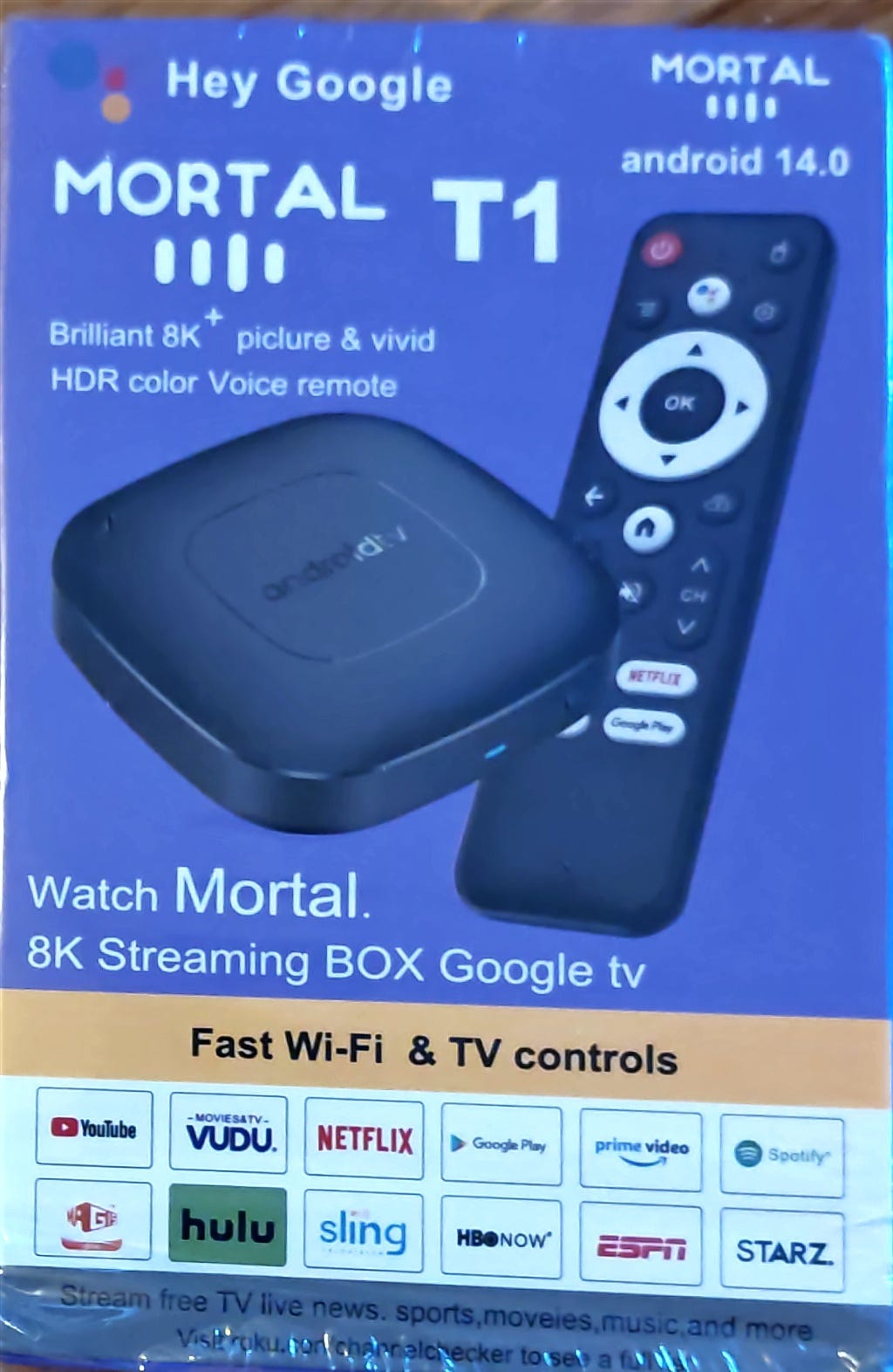 Mortal T1 8K streaming box Google tv | FINN-torget