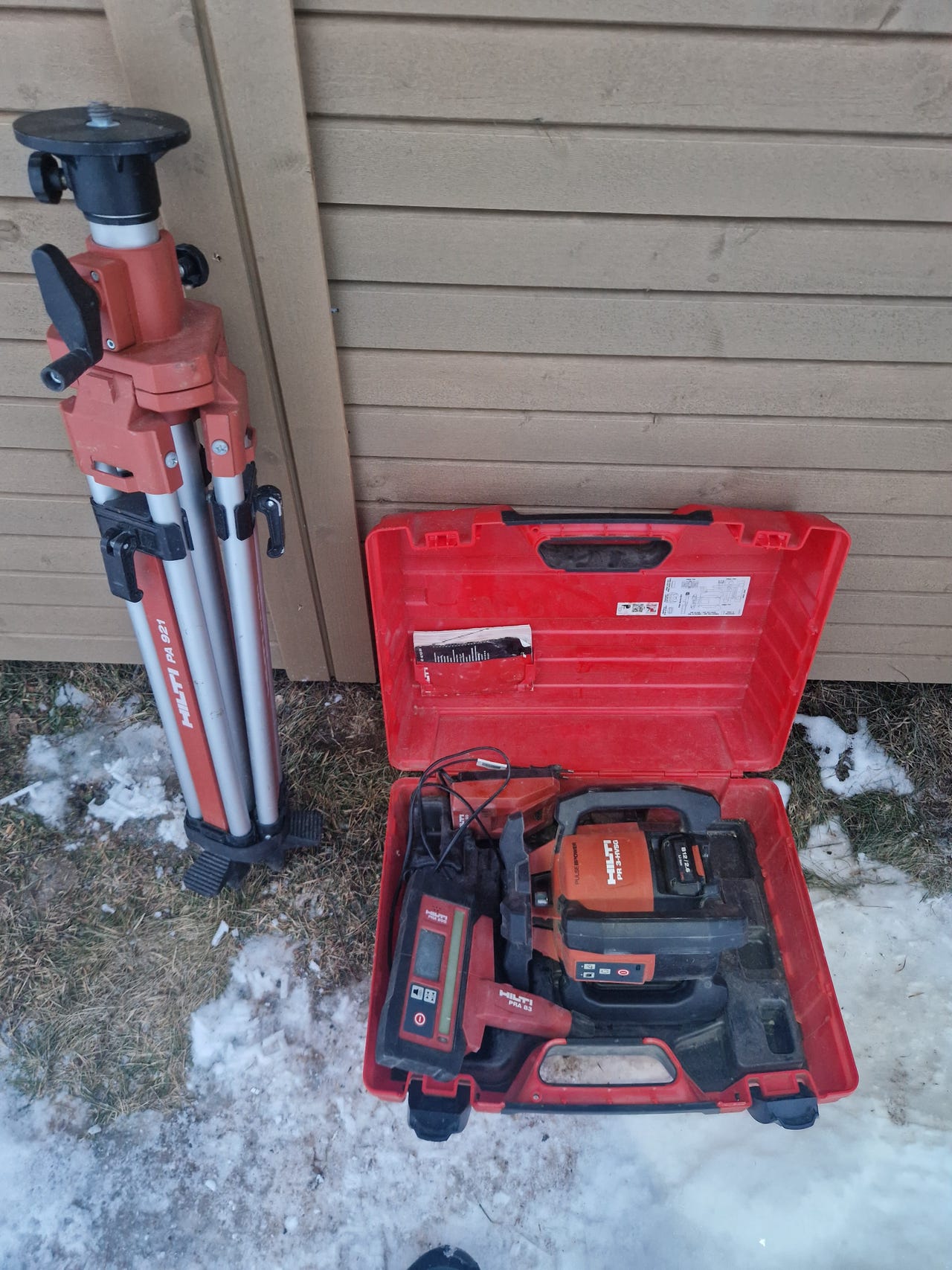 Hilti PR 3-HVSG roterende laser med stativ og koffert | FINN-torget