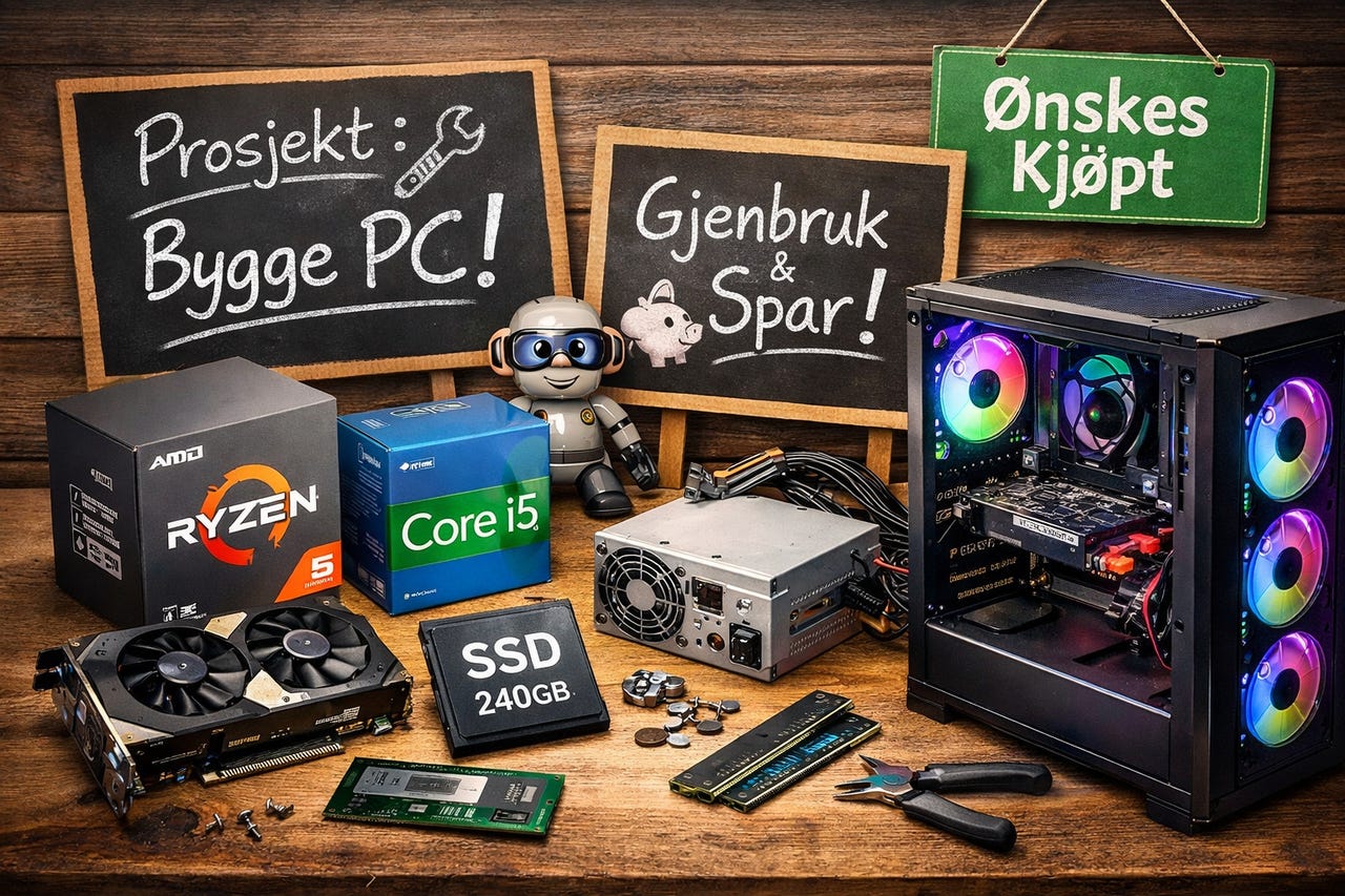 Brukte PC-komponenter og deler til gaming pc til 9 åring | FINN-torget