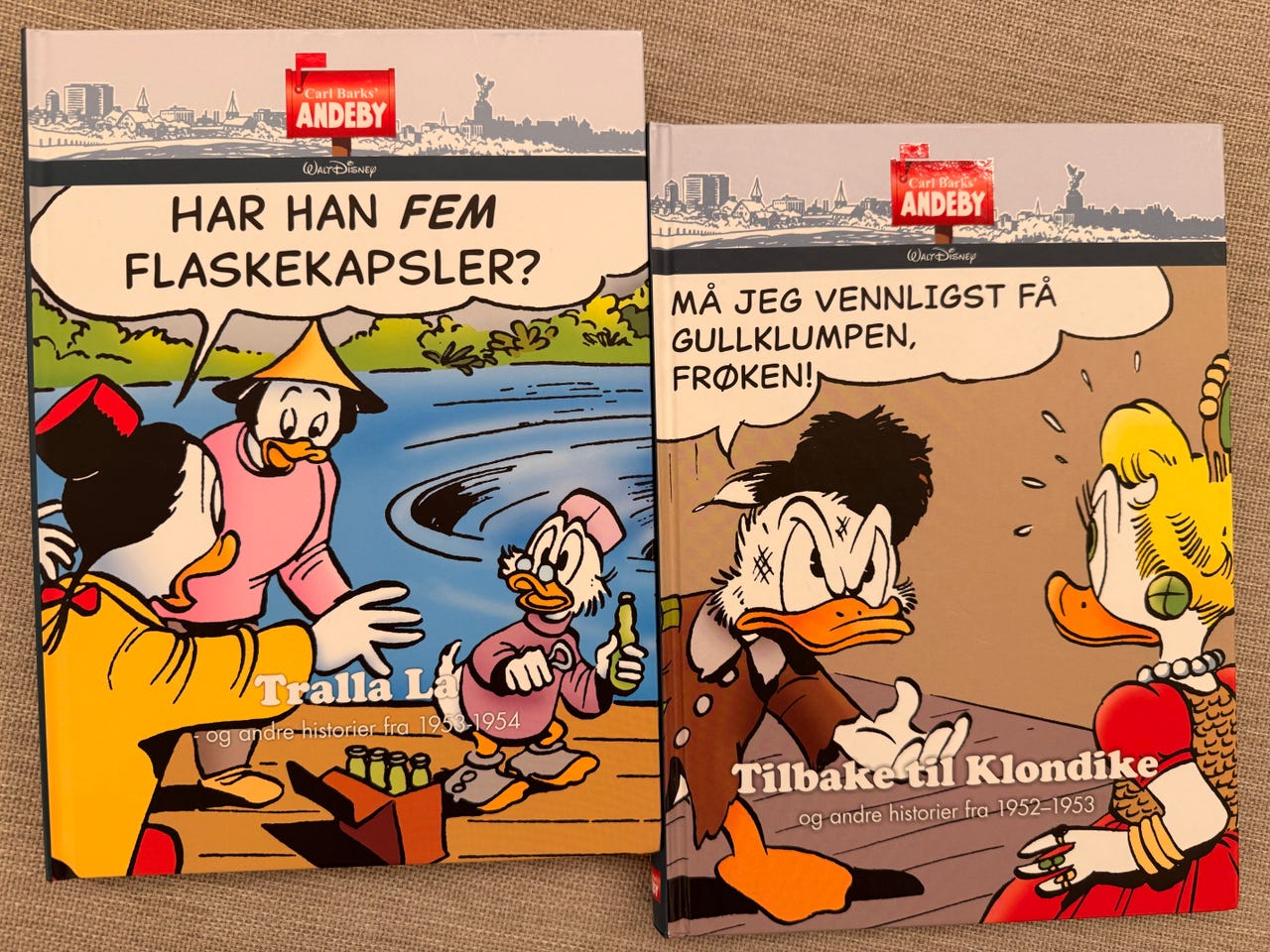 Walt Disney Hall of Fame Donald Duck og Onkel Skrue tegneseriebøker ...