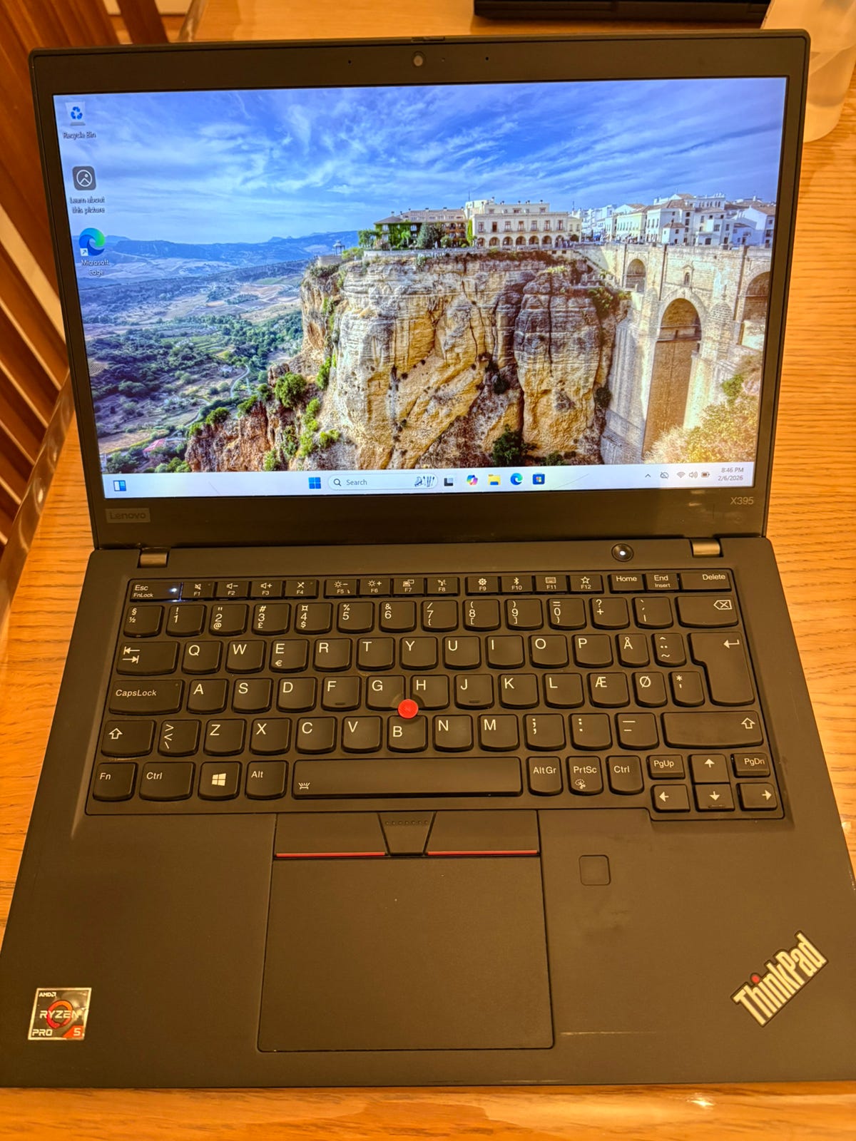 Lenovo ThinkPad X395 13.3" R5 pro/16 GB, 512 GB SSD , AMD Radeon 2 GB ...