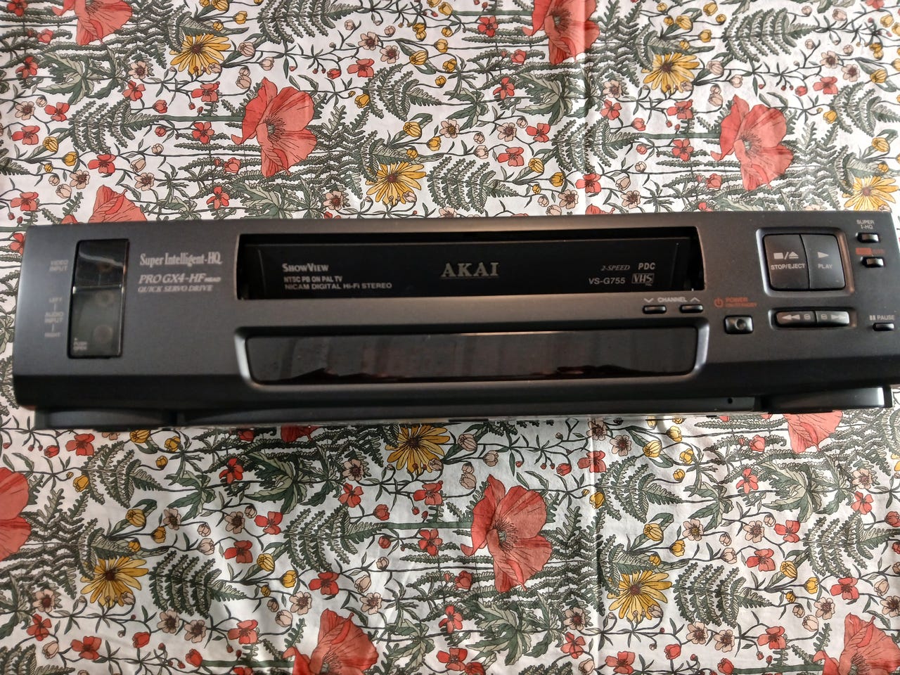 Vintage Akai VS-G755 VHS-spiller – Hi-Fi Stereo, PDC, SCART | FINN-torget