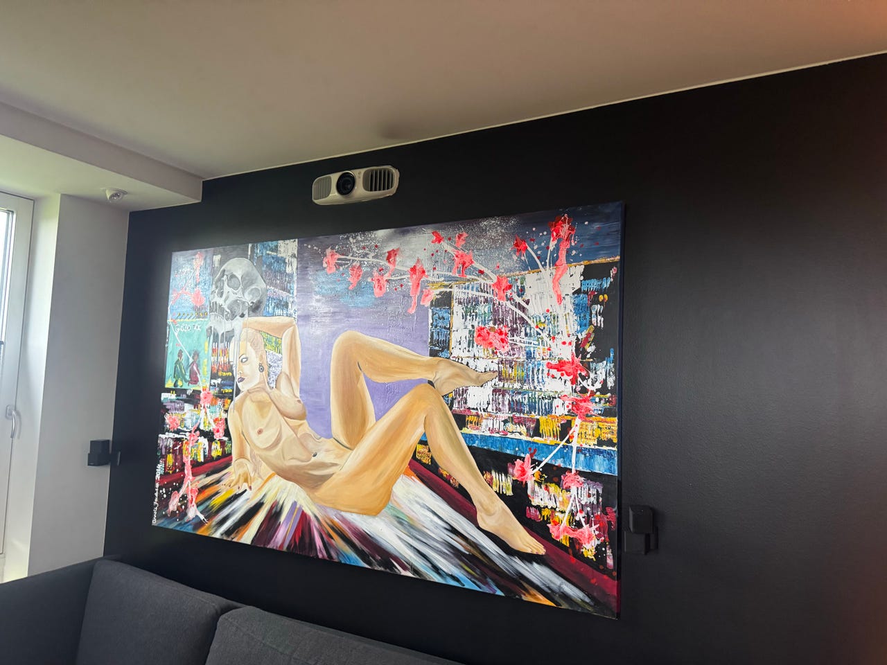 Maleri stort lerret 200x120 cm figurativt motiv | FINN-torget