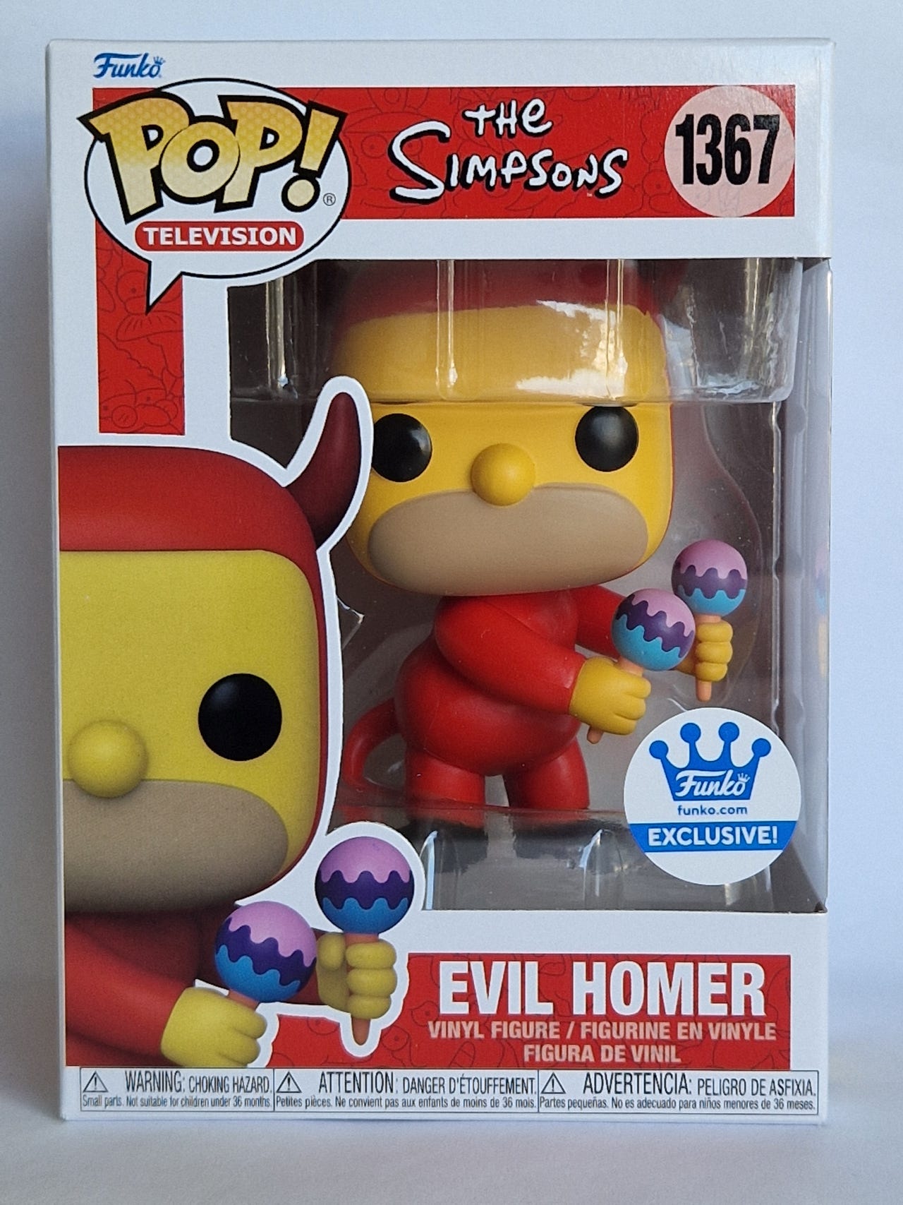 Funko Pop! Evil Homer (Funko Exclusive) | The Simpsons (1367) | FINN-torget
