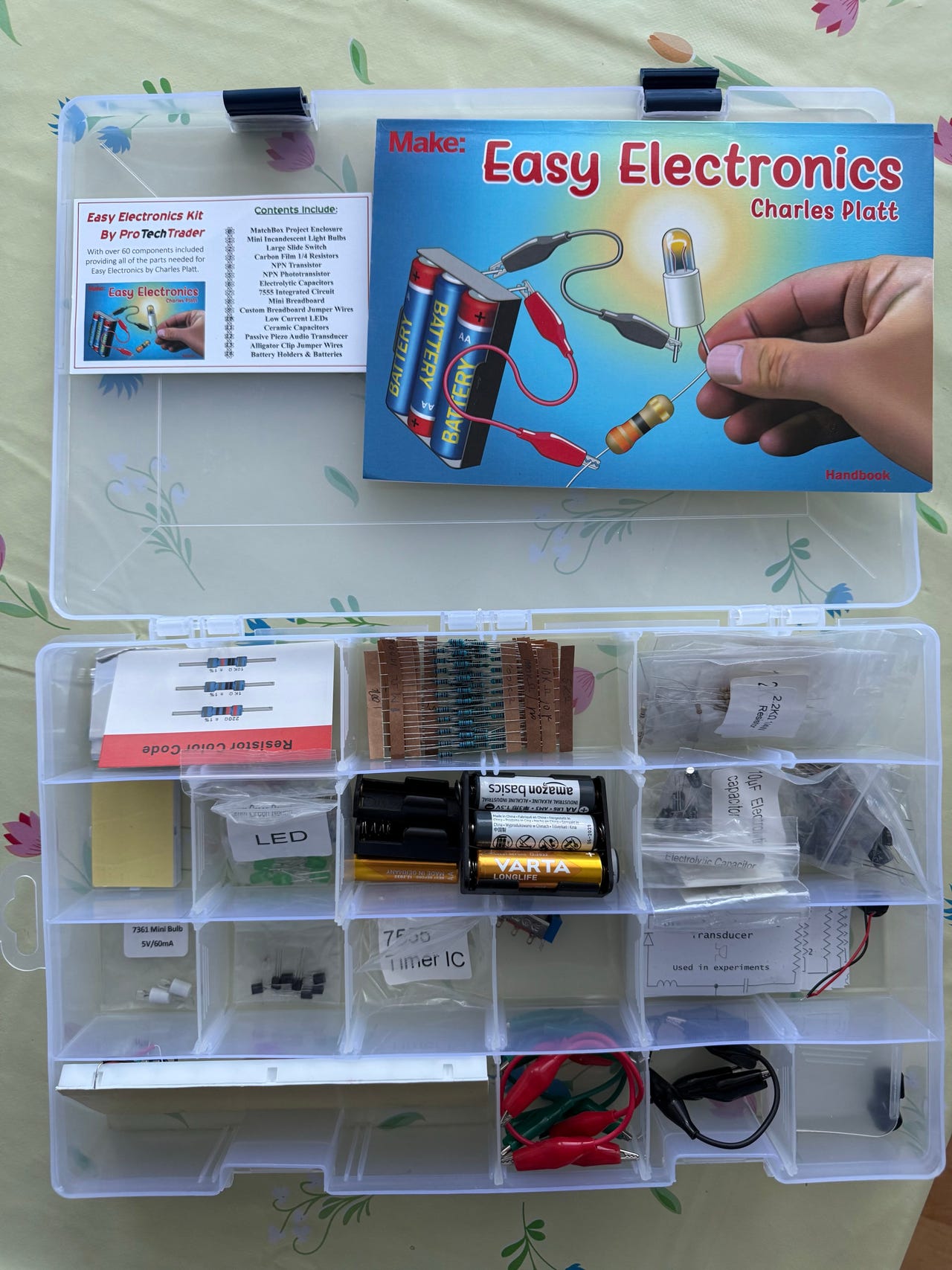 Easy Electronics elektronikksett med komponenter | FINN-torget