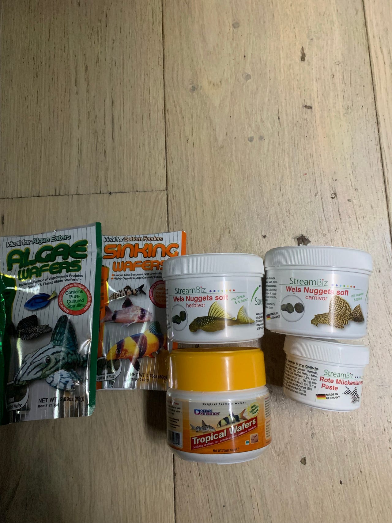 Hikari og StreamBiz fiskefôr blanding wafers nuggets og paste | FINN-torget
