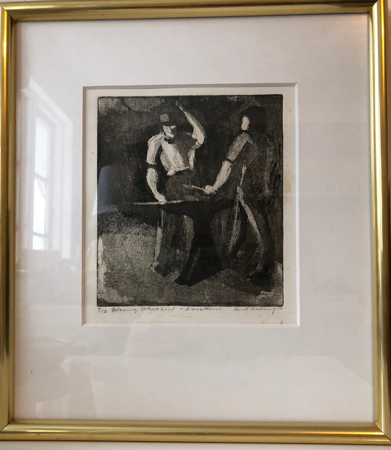 Knud Haaning etsing | FINN-torget