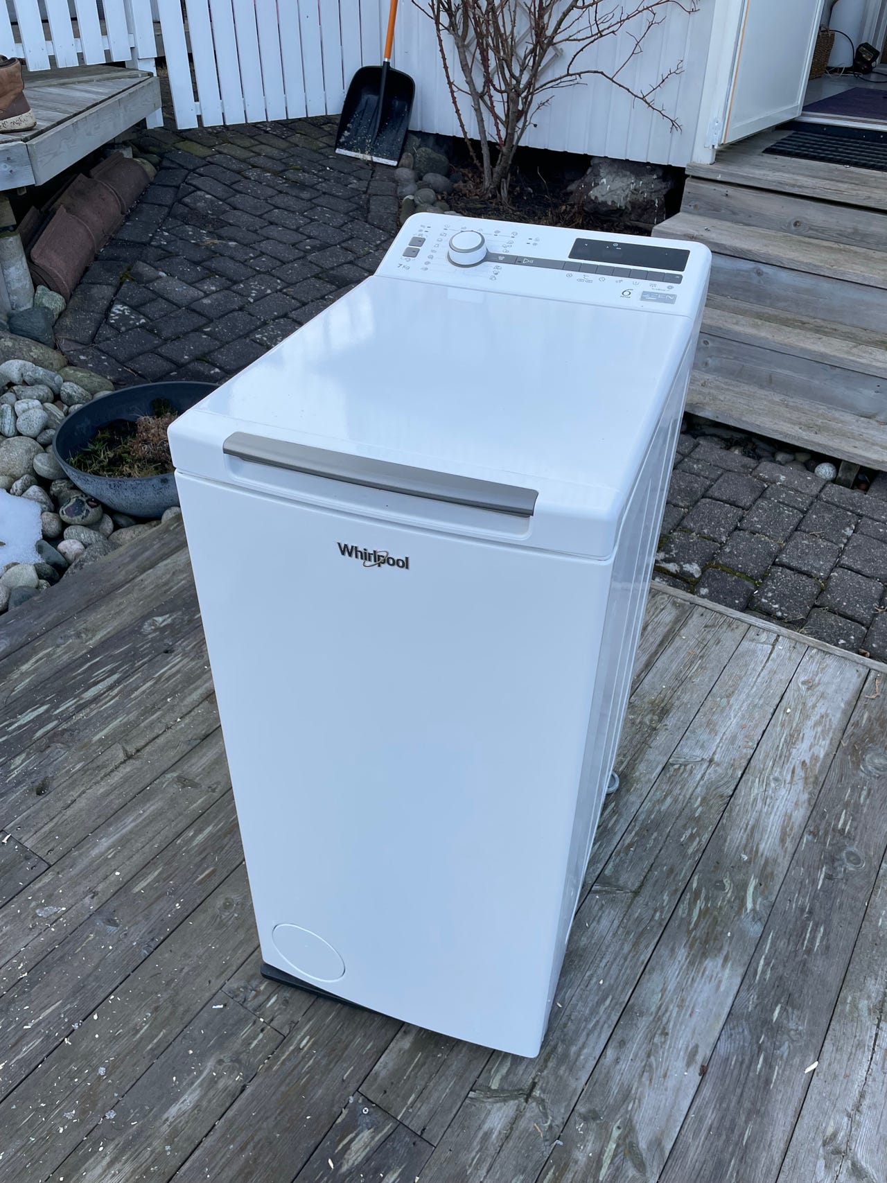 Whirlpool toppmatet vaskemaskin hvit RESERVERT | FINN-torget