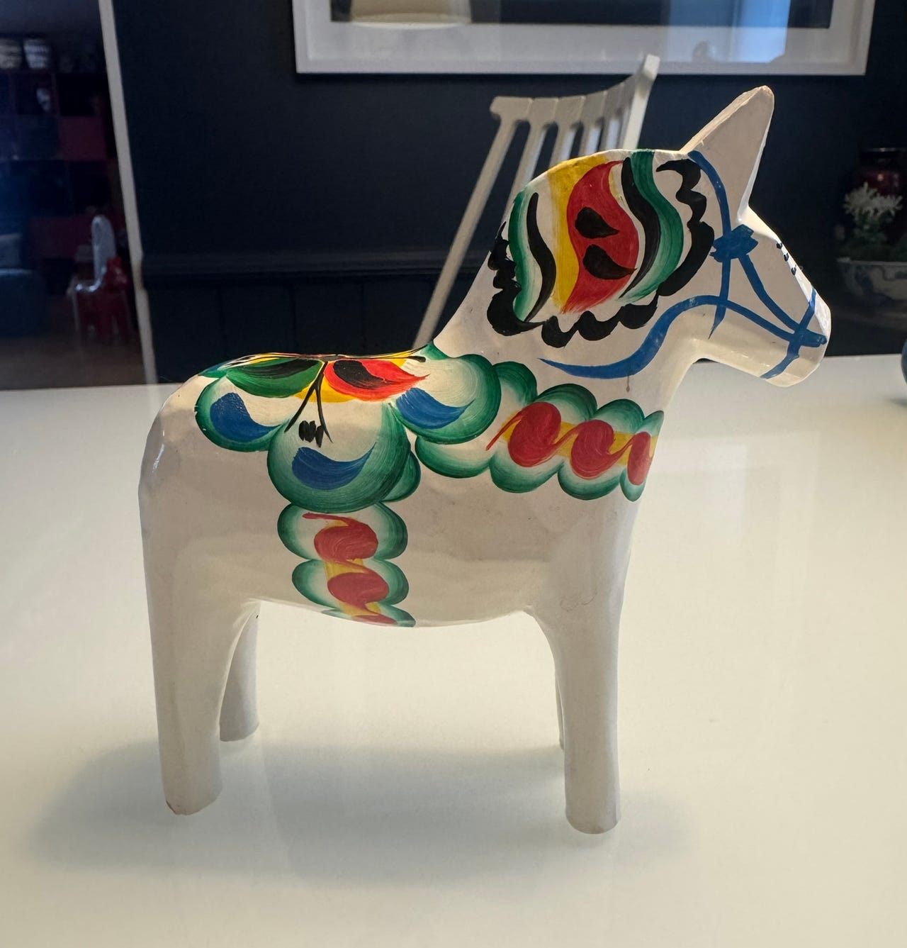 Dala hest / kunsthåndverk / vintage | FINN-torget