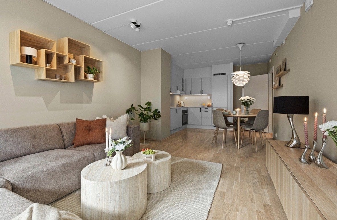 Umøblert 2-roms i Nydalen for korttidsleie | FINN eiendom