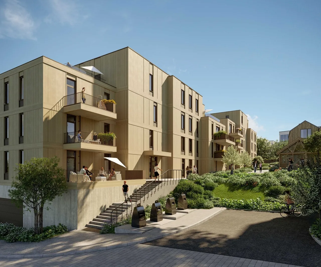 Hinna/ Jåttå - Flotte leiligheter med glimrende plassering i åssiden over Hinna Park ...