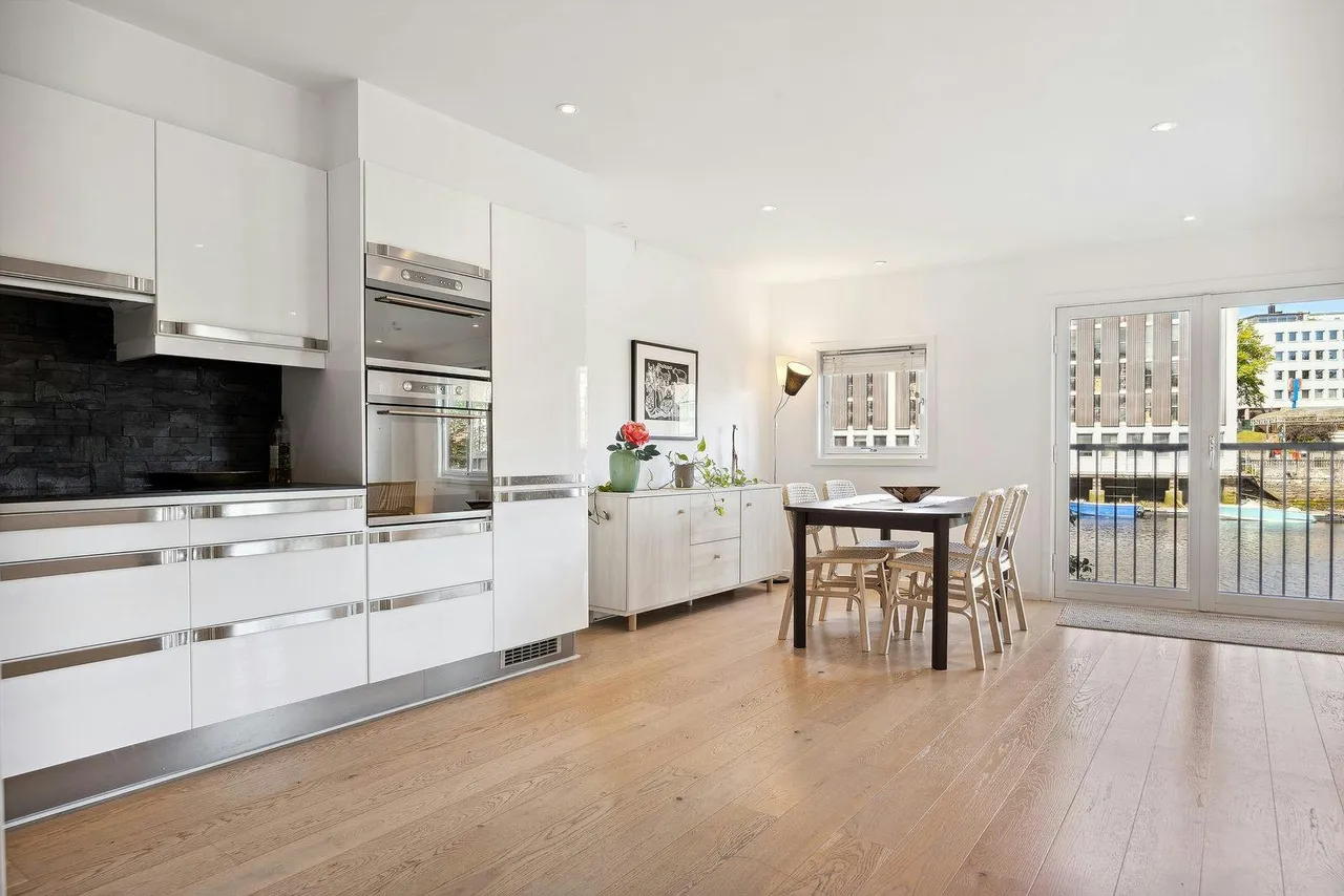 BAKKLANDET: Fin 3-roms bryggeleil. mot Nidelva - God standard - Ledig ...